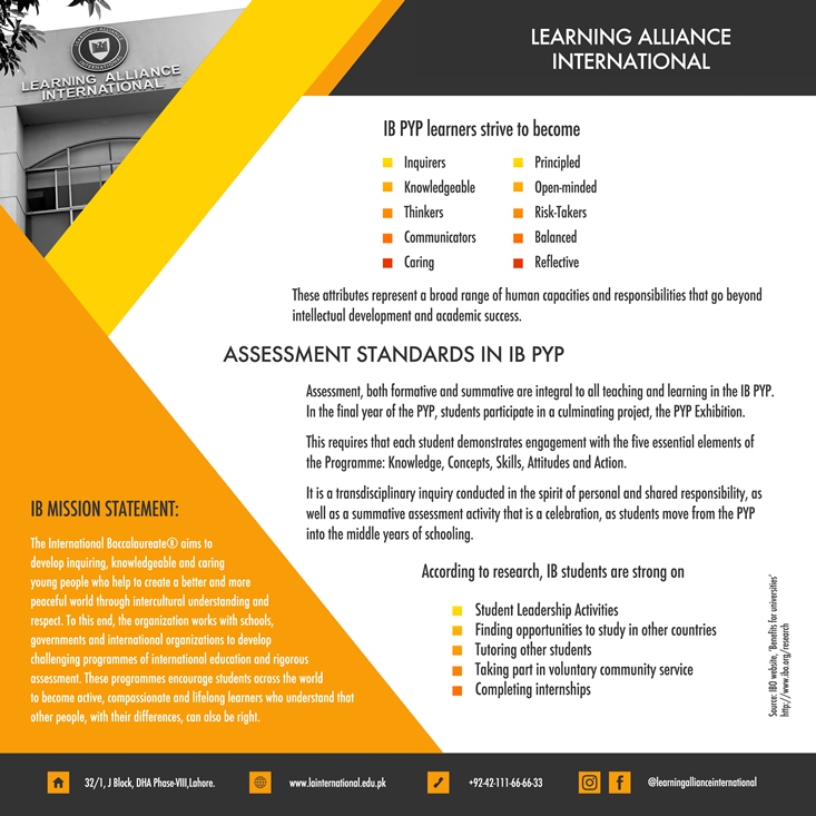 Primary Years Programme | LA International